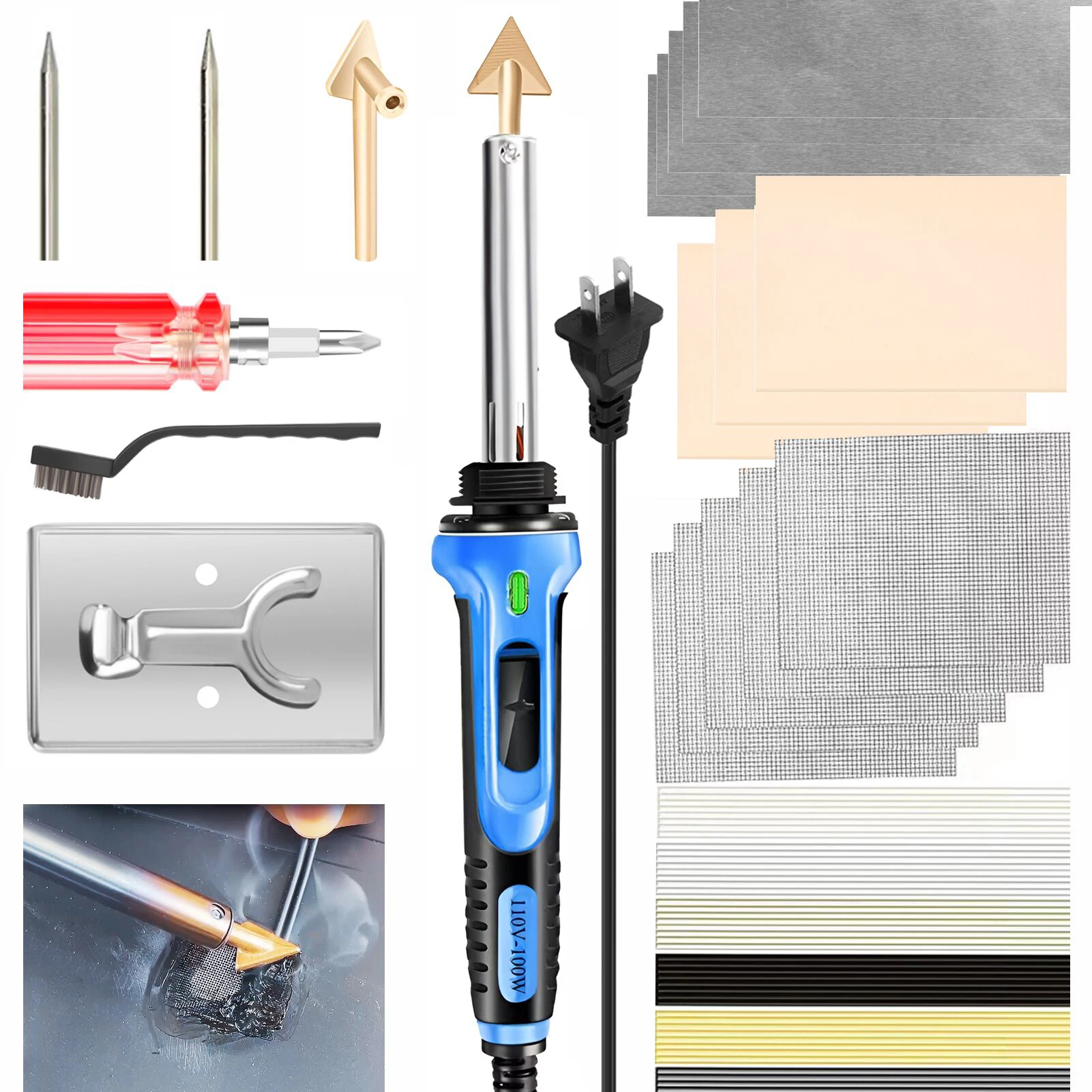 100W-Plastic-Welding-kit-2-in-1-Plastic-Welder-Soldering-Iron-Gun-3 ...