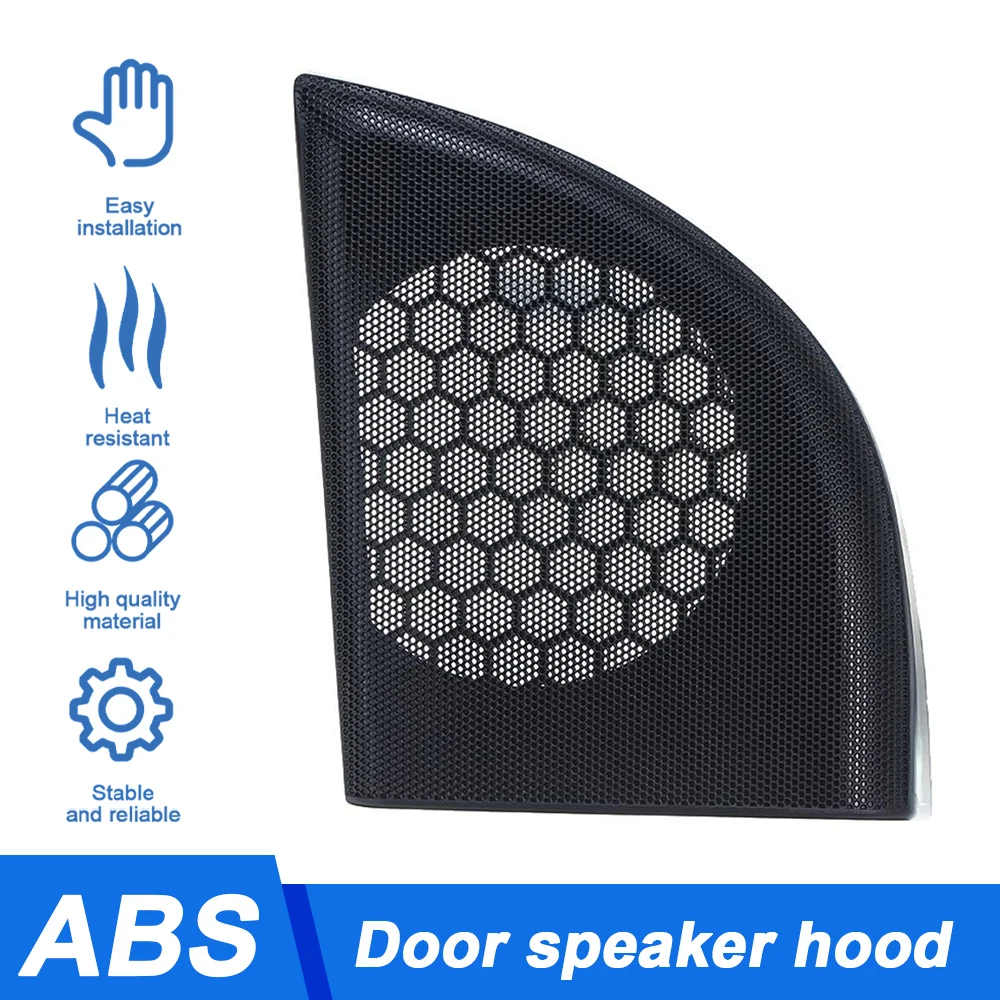 2pcs Car Inner Side Door Speaker Cover Horn Cover Trim For Benz ...
