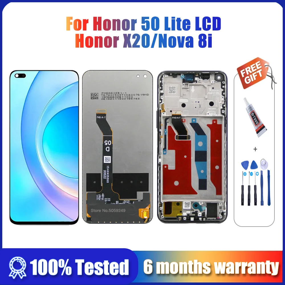 6-67-For-huawei-Nova-8i-LCD-Display-Touch-Screen-With-frame-Digitizer ...