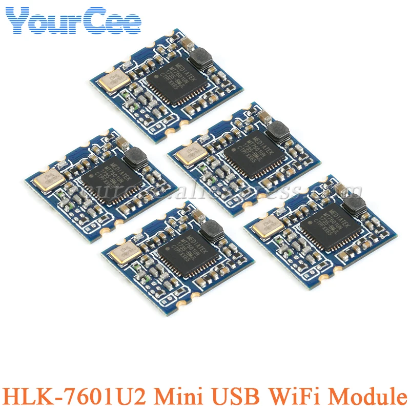 5pcs-1pc-HLK-7601U2-Mini-USB-WiFi-Wireless-Internet-Module-Support ...