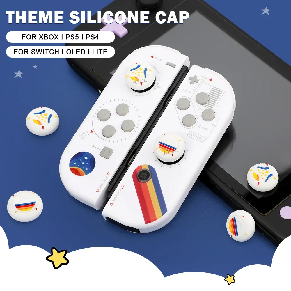Silicone-Soft-Thumb-Stick-Star-Field-Grip-Cap-Joystick-Cover-Protector ...