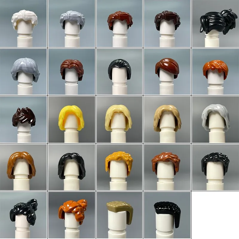 5pcs-Sets-Action-Figures-Man-Hair-Building-Blocks-DIY-Creative-Figures ...