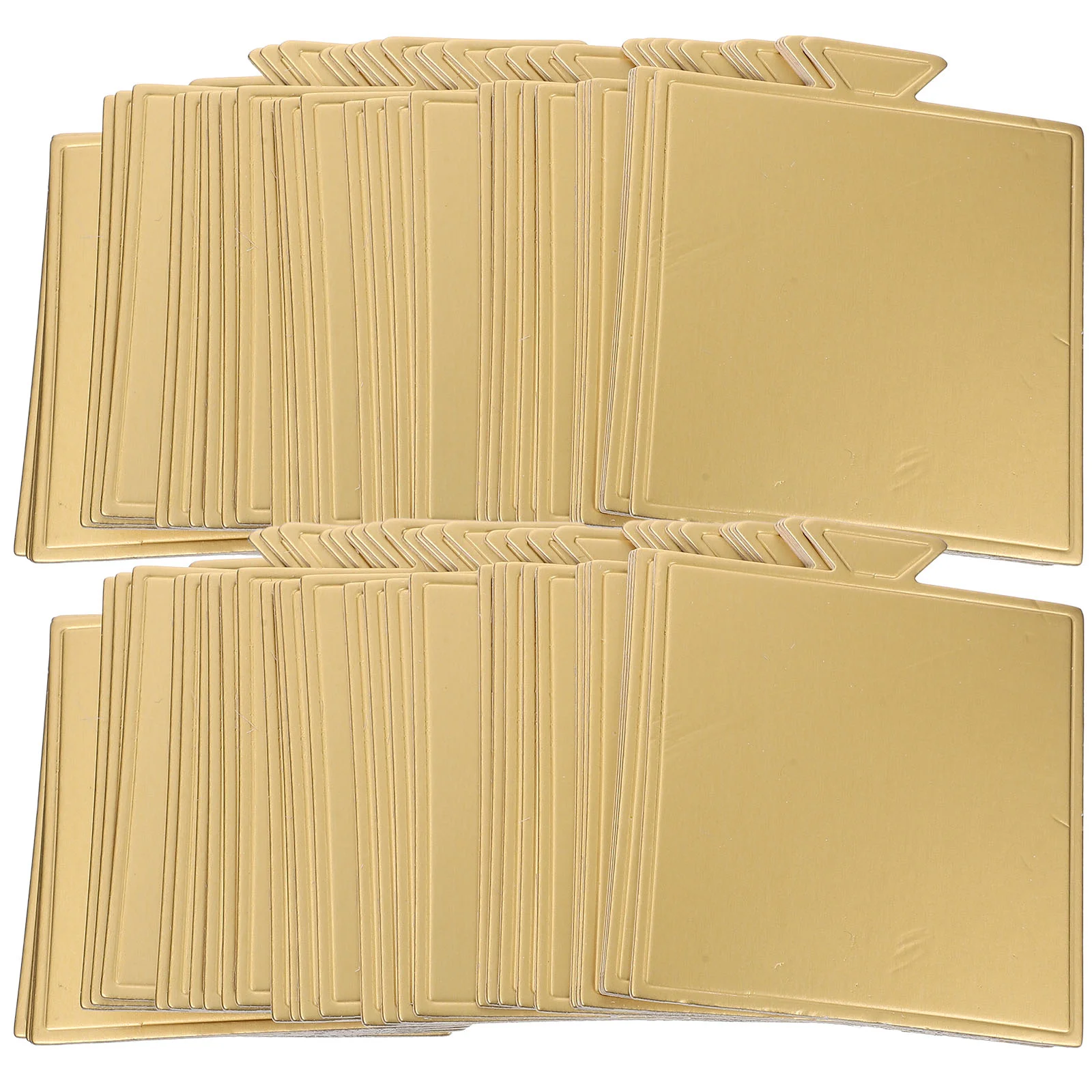 100-Sheets-Pastry-Base-Baseboard-Trim-Cake-Rounds-Square-Serving-Tray ...