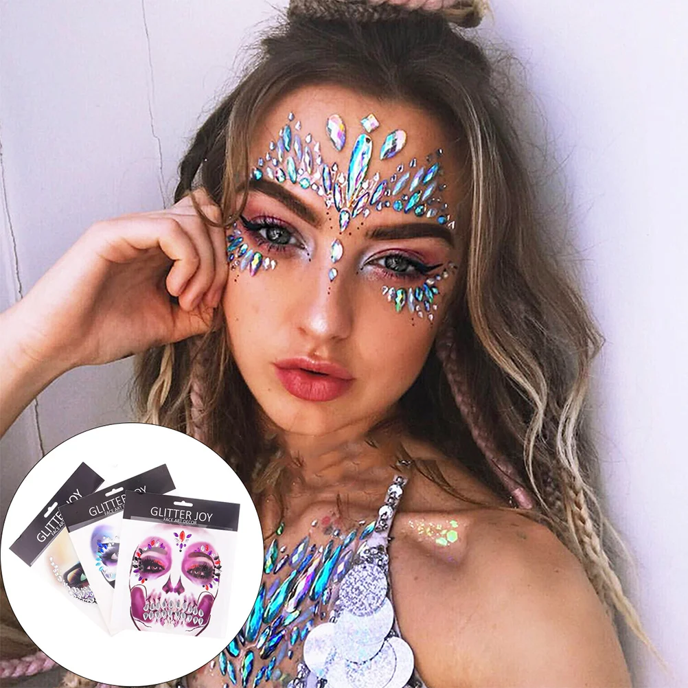 Rave Makeup Rhinestones