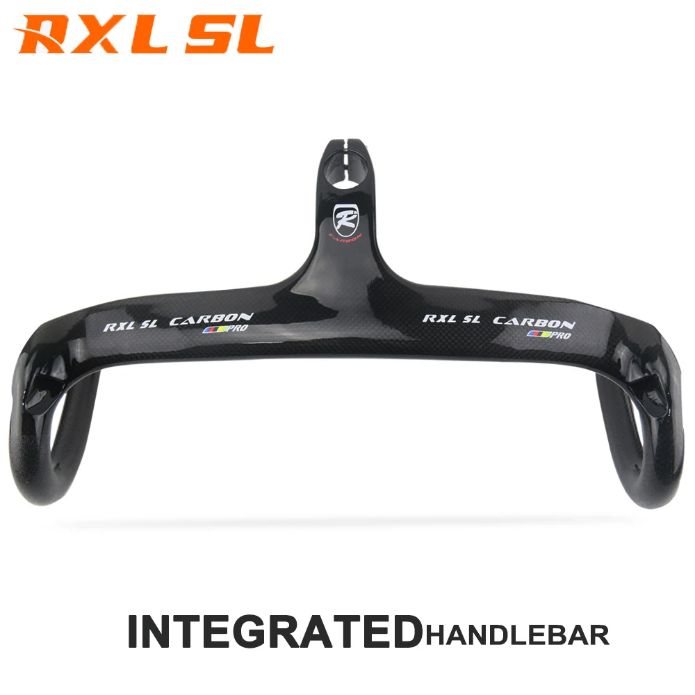RXL SL Bike Carbon Road Handlebar Bent Bar Integrated Racing Bike Speed ...