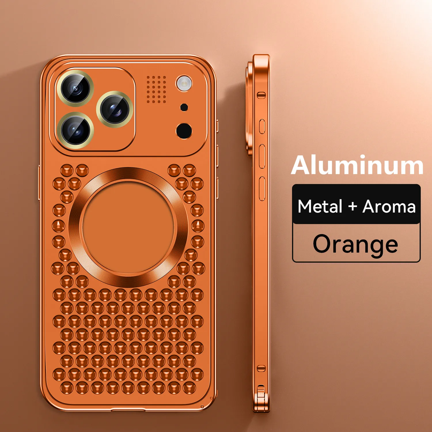 Aroma Metal Phone Case For iPhone 17 16 15 14 13 12 Pro Max Aluminum ...