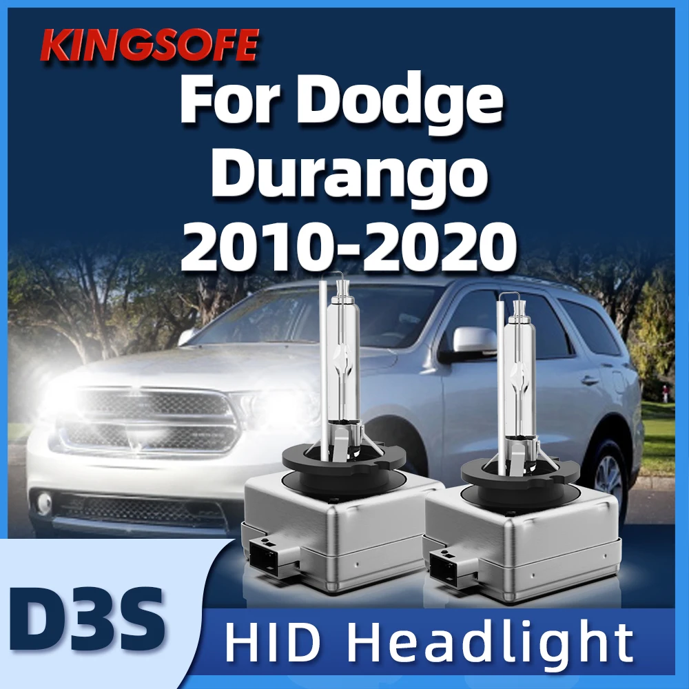 Faros delanteros de Xenón HID D3S para coche, Bombilla de 35W para Dodge Durango(WD), 2010, 2011 ...