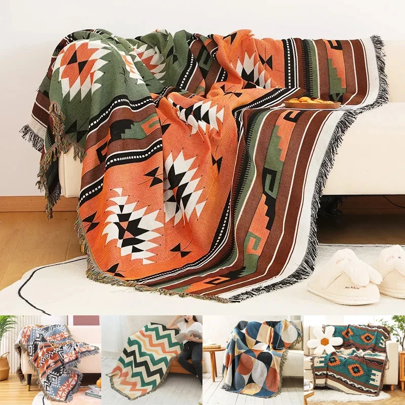 1PC-Tribal-Blankets-Indian-Outdoor-Rugs-Camping-Picnic-Blanket-Boho ...