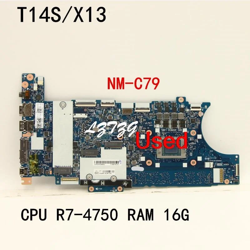 Placa-base-para-port-til-Lenovo-ThinkPad-T14S-X13-NM-C79-CPU-R7-4750 ...