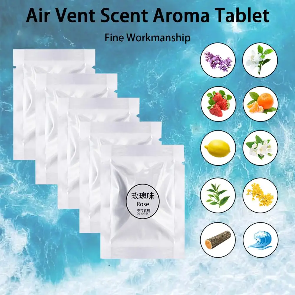 10Pcs Car Air Fresheners Refills Car Air Vent Clip Replacement Set Pads ...