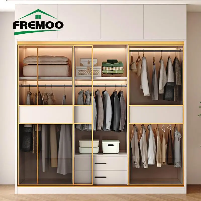 Modern-Wardrobe-With-Transparent-Glass-Sliding-Door-Modern-Bedroom ...