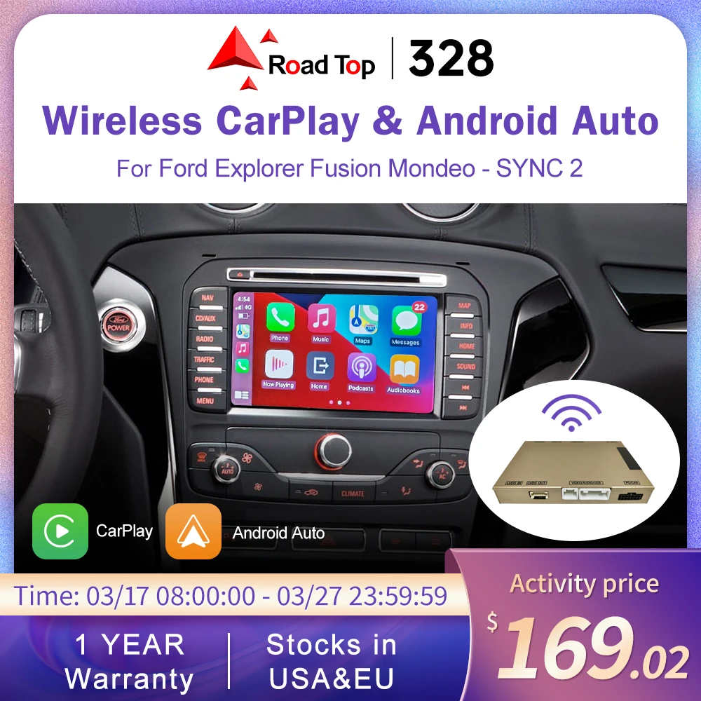 Road-Top-Video-Interface-Decoder-Box-Wireless-CarPlay-for-Ford-Explorer ...