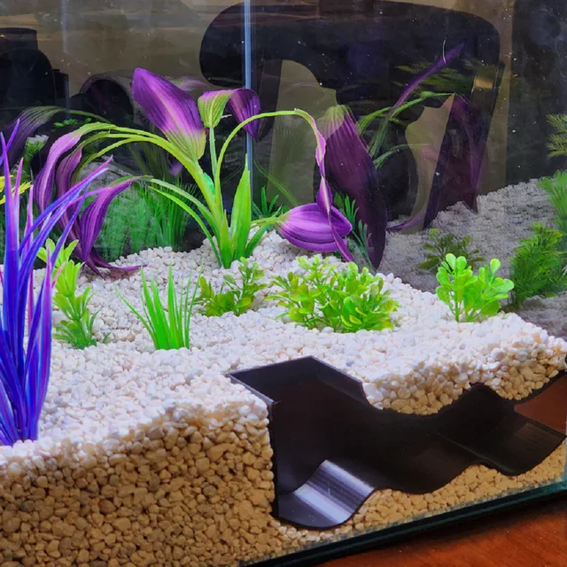 Betta Fish Tank Underground Tunnel Caves Double Hole 2-Pack Aquarium ...