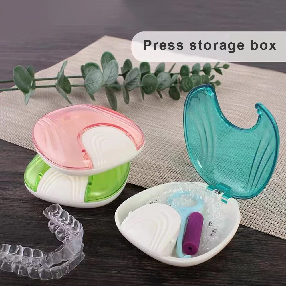 Denture-Bath-Storage-Box-Case-with-Hanging-Net-Container-Mouth-Guard ...