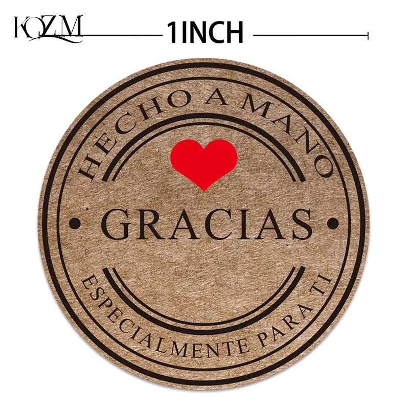 500Pcs-Gracias-Spanish-Thank-You-Labels-Stickers-Handmade-Scrapbooking ...