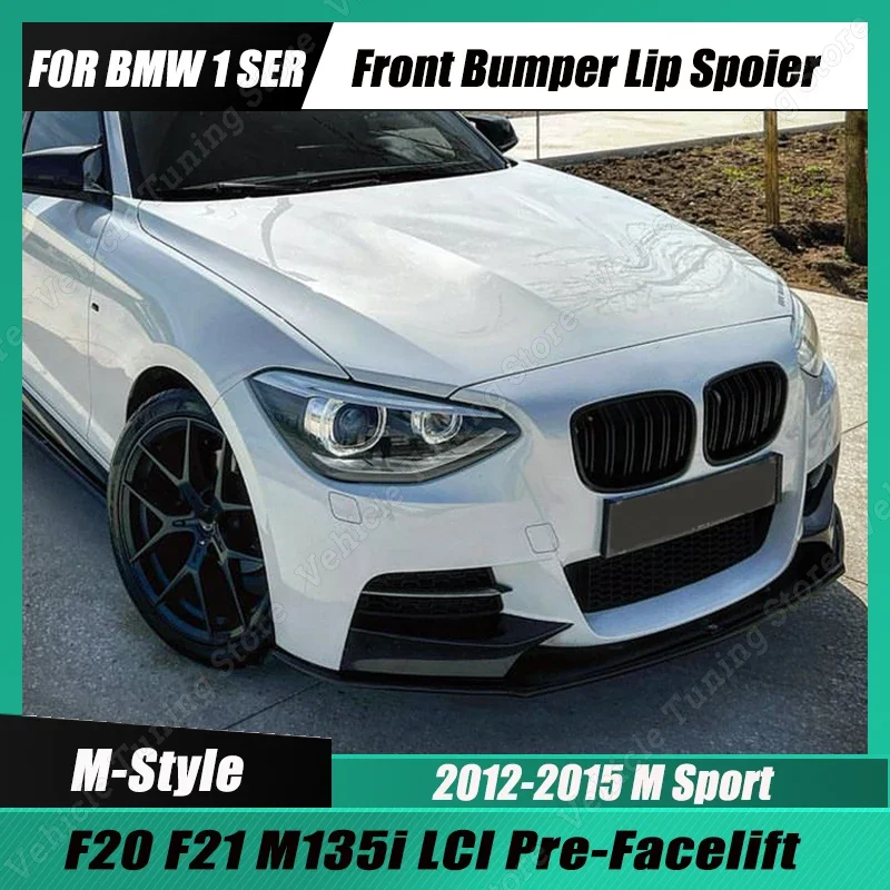 For-BMW-F20-F21-M135i-LCI-Pre-Facelift-2Pcs-Front-Bumper-Splitter ...