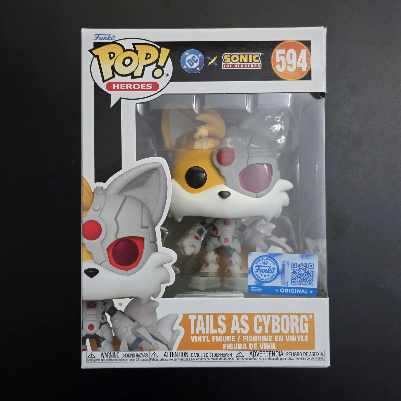 Tails as Cyborg #594 Figure - Funko Pop Official Genuine Limited ...