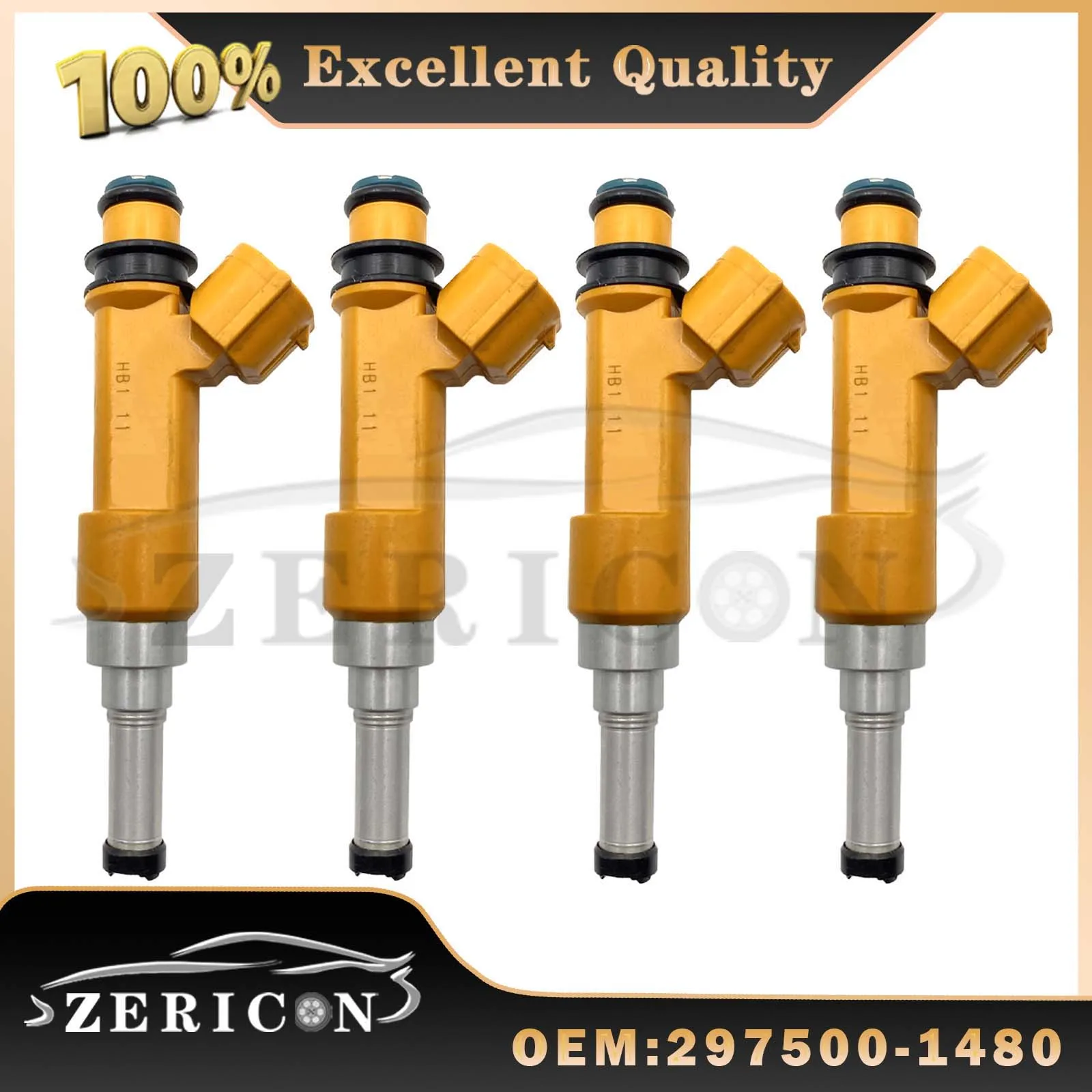 4X-Original-90-New-297500-1480-Fuel-Injector-Nozzle-15710-54LA0-For ...