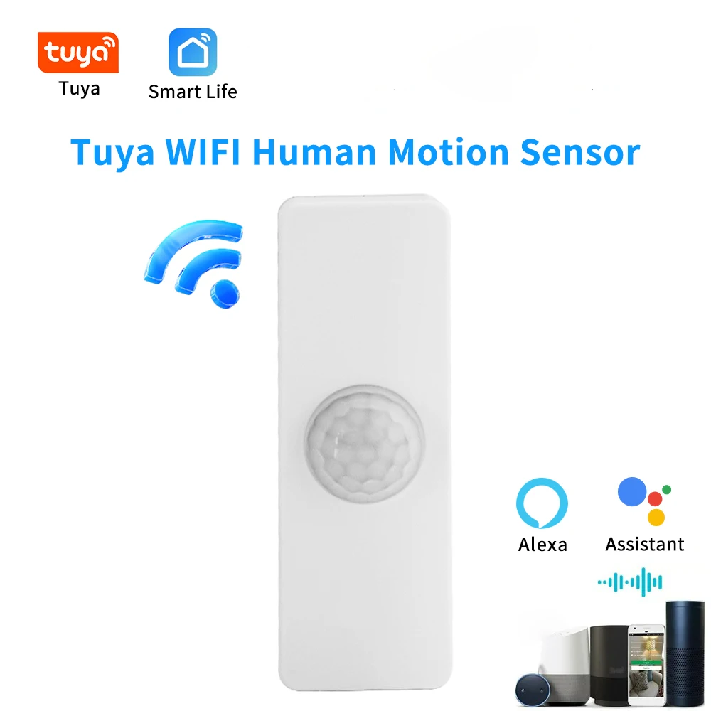 Tuya WiFi Smart PIR Motion Sensor Smart Home Devices Anti-theft ...