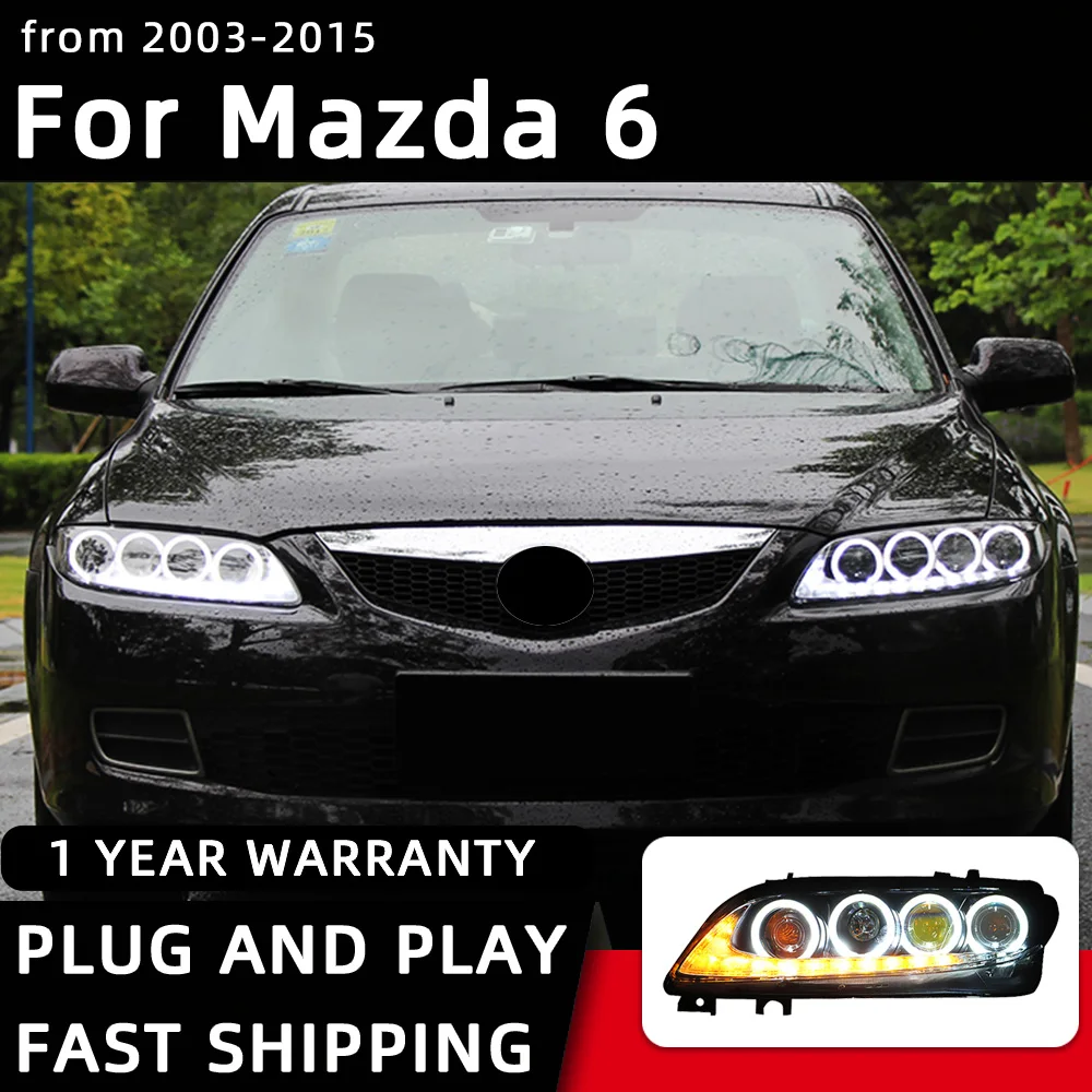 Headlight-For-Mazda-6-LED-Headlights-2003-2015-Head-Lamp-Car-Styling ...