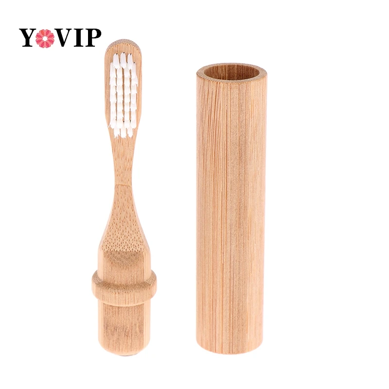 1PC-Low-Carbon-Wood-Handle-Portable-Travel-Home-Use-Oral-Toothbrushes ...