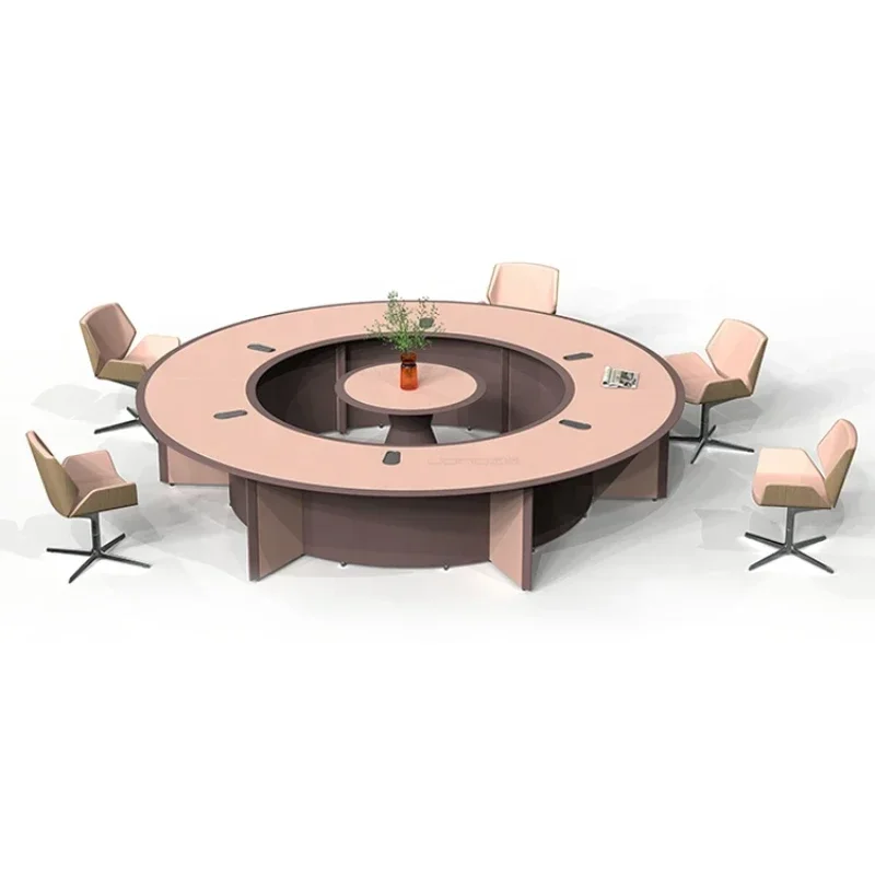 office-hall-furniture-wooden-meeting-desk-12-person-executive-round ...