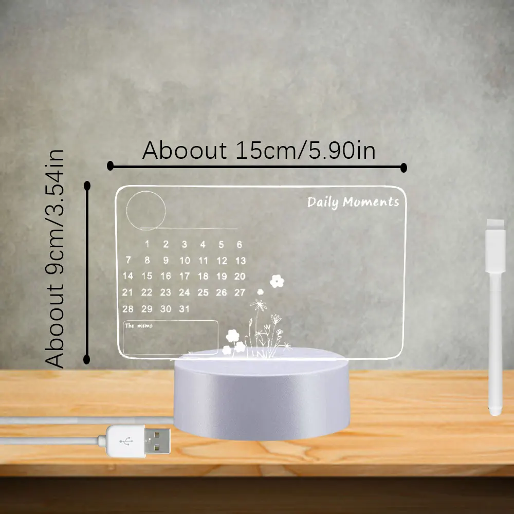 Note-Board-Creative-Led-Night-Light-USB-Message-Board-Holiday-Light ...