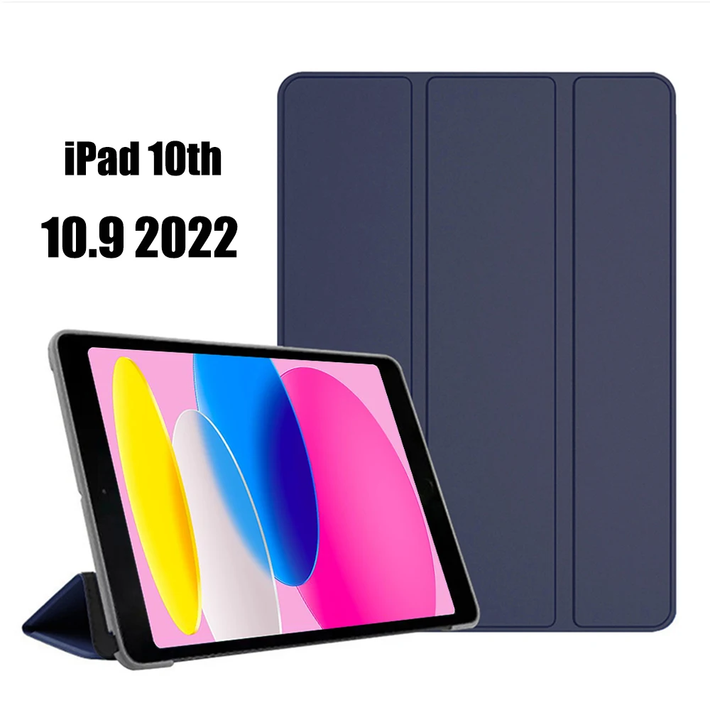 For-New-iPad-10-2022-10th-Generation-A2757-A2777-Tablet-Case-Folding ...