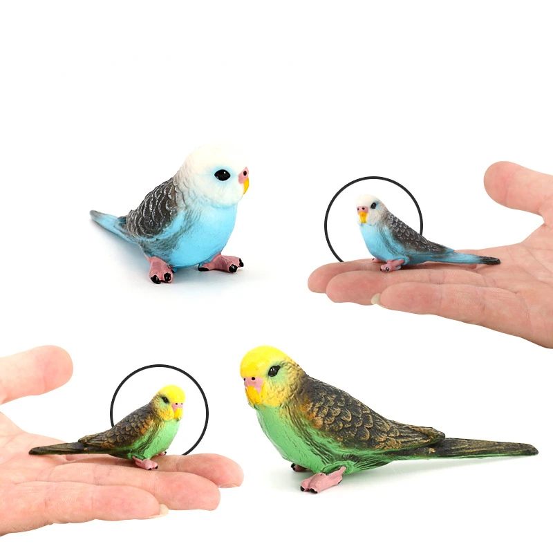 Creative-Simulation-Parrot-Parakeet-Ornament-Animal-Model-Lawn-Figurine ...