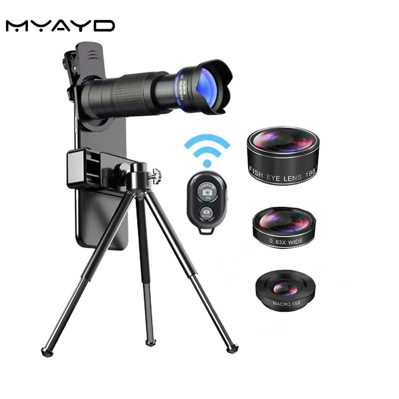 Zoom-for-mobile-phone-High-power-36X-High-definition-tripod-lens-for ...