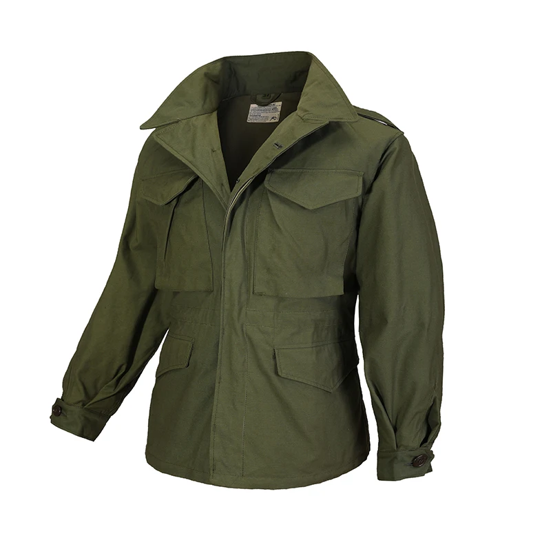 Tactical army green M43 windbreaker men's outdoor medium and long ...