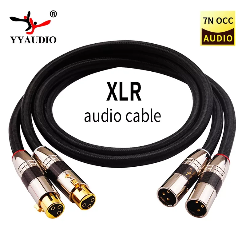 YYAUDIO-Cable-de-Audio-Hifi-XLR-de-alta-calidad-OCC-OFC-chapado-en ...