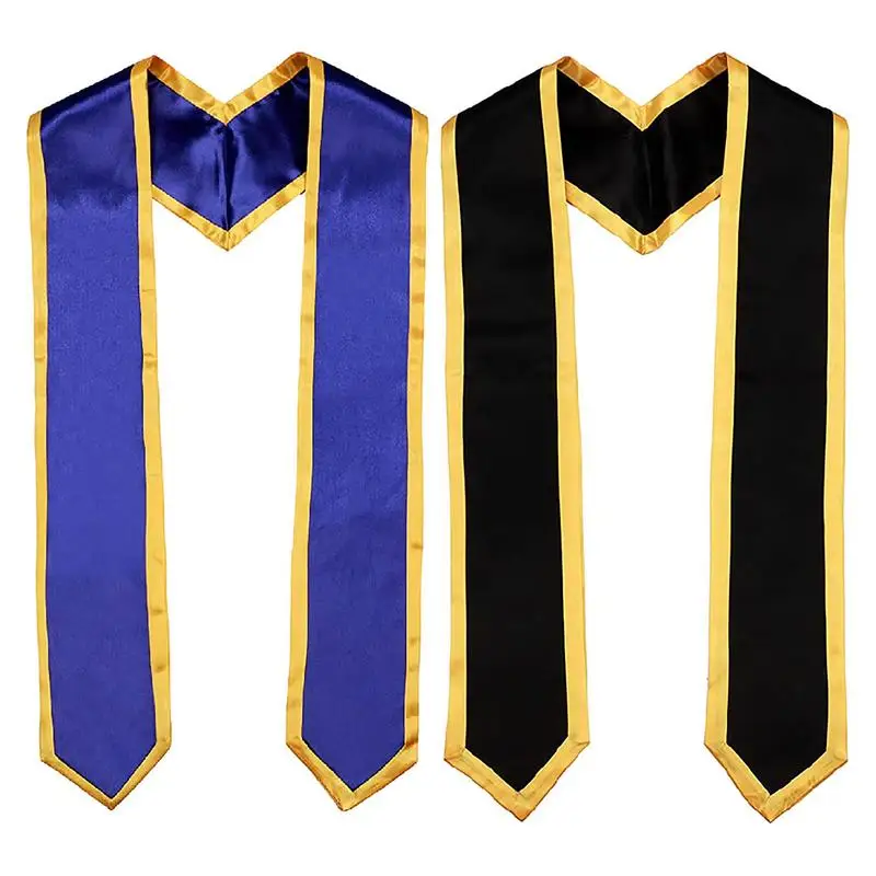 Graduation-Stole-Sash-Unique-Plain-Adult-Graduation-Ceremonial-Belt ...