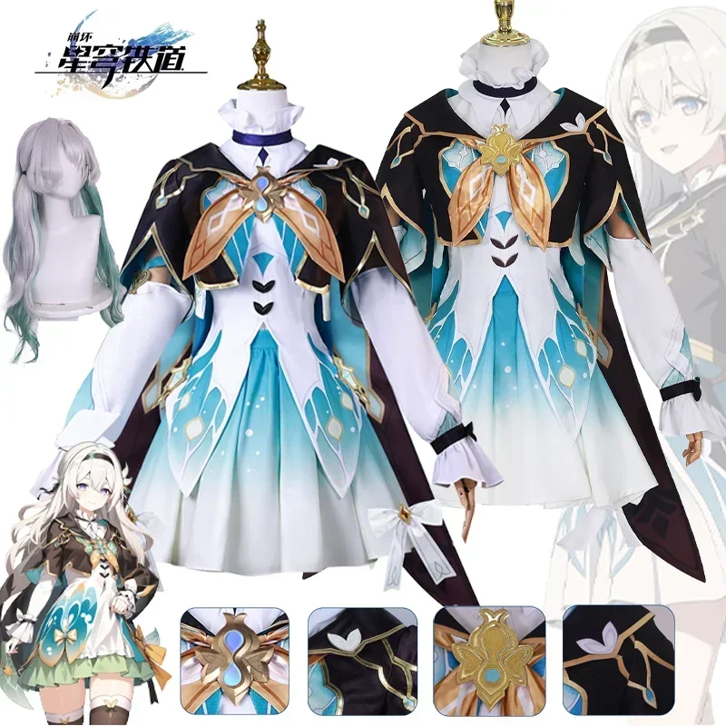 Game-Honkai-Star-Rail-Firefly-Cosplay-Costume-Party-Dresses-Uniform-Wig ...