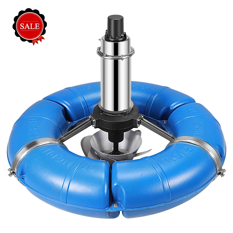 2hp Aquaculture Machine Fountain Water Pump Floating Splash Surge Wave ...