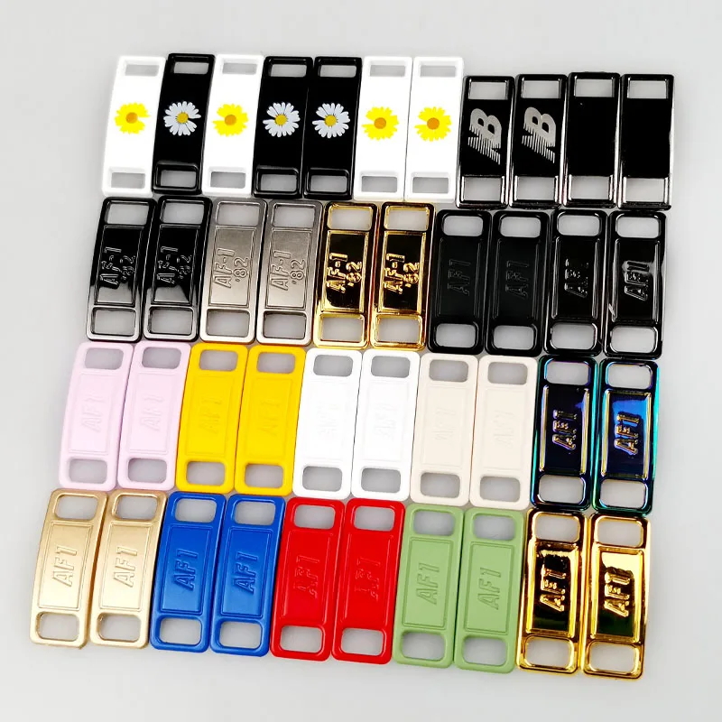 2 pcs/Pair AF1 Metal Tag Shoe Accessories Rust-free Metal Buckle DIY ...