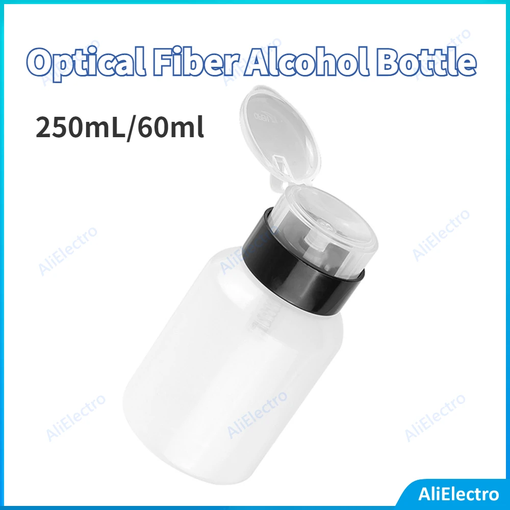 5PCS-250mL-60ml-Optical-Fiber-Alcohol-Bottle-empty-Drop-Proof-Leak ...