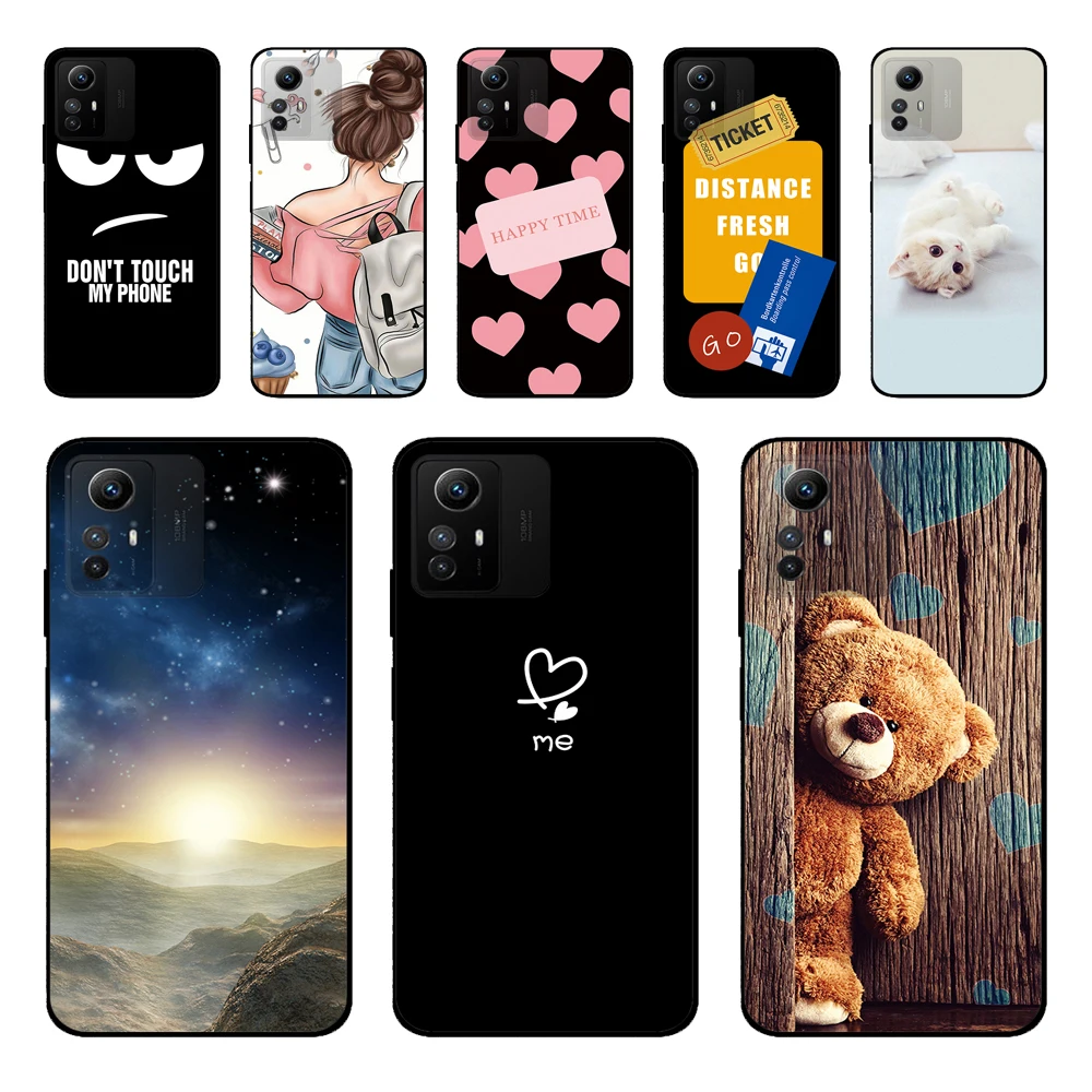 For Xiaomi Redmi Note 12S Case Redmi Note12S Luxury Phone Silicon Back ...