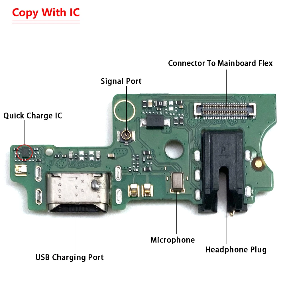 Гибкий кабель для зарядного порта USB для Infinix Hot 9 Play X680 X688 ...