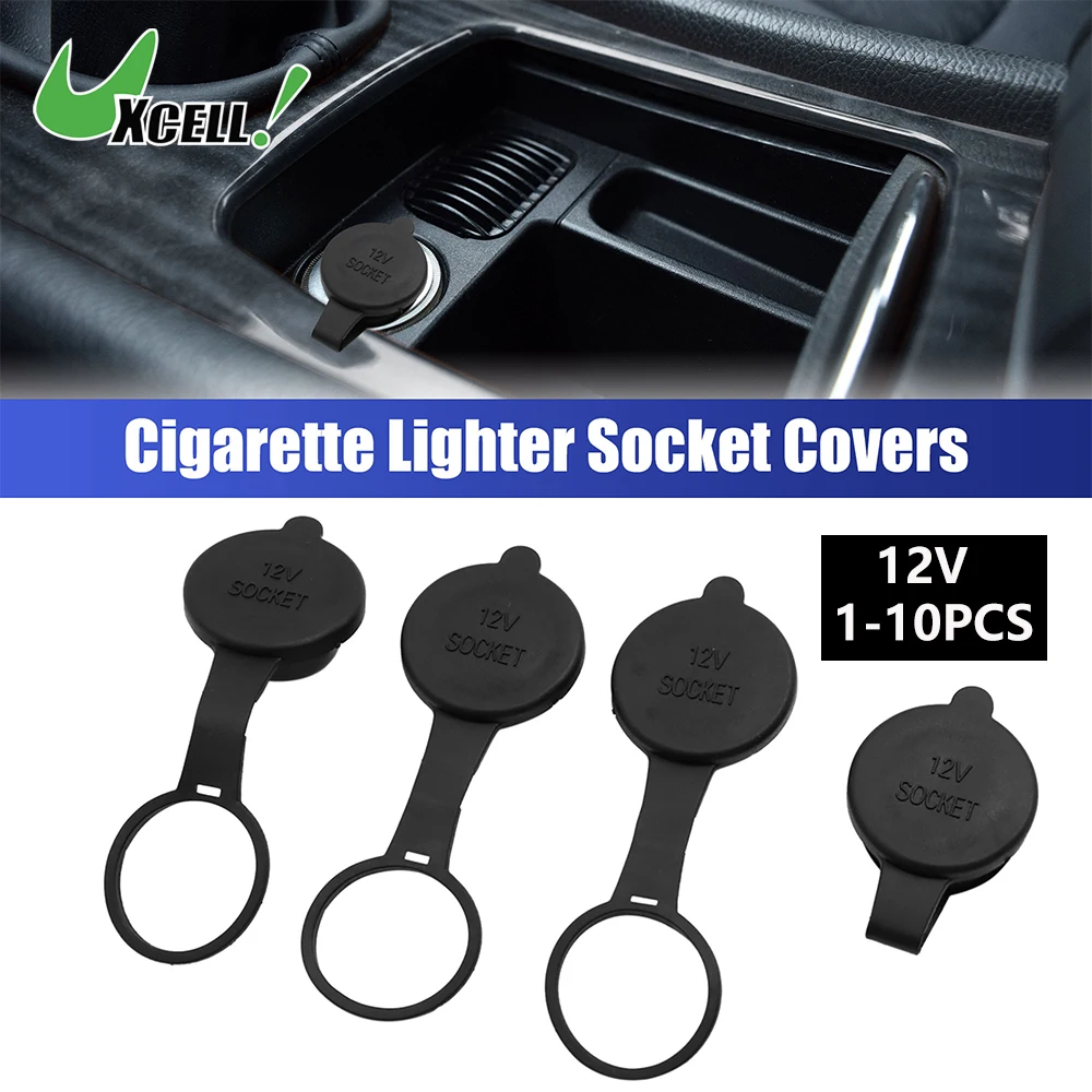 UXCELL Car Cigarette Lighter Socket Outlet Cover 8.2x3x1.4cm Waterproof ...