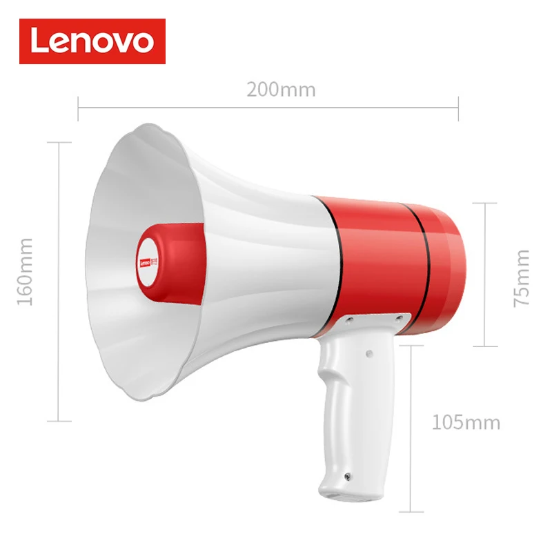 Lenovo L051 Handheld Megaphone Speaker Portable Recording Bluetooth ...