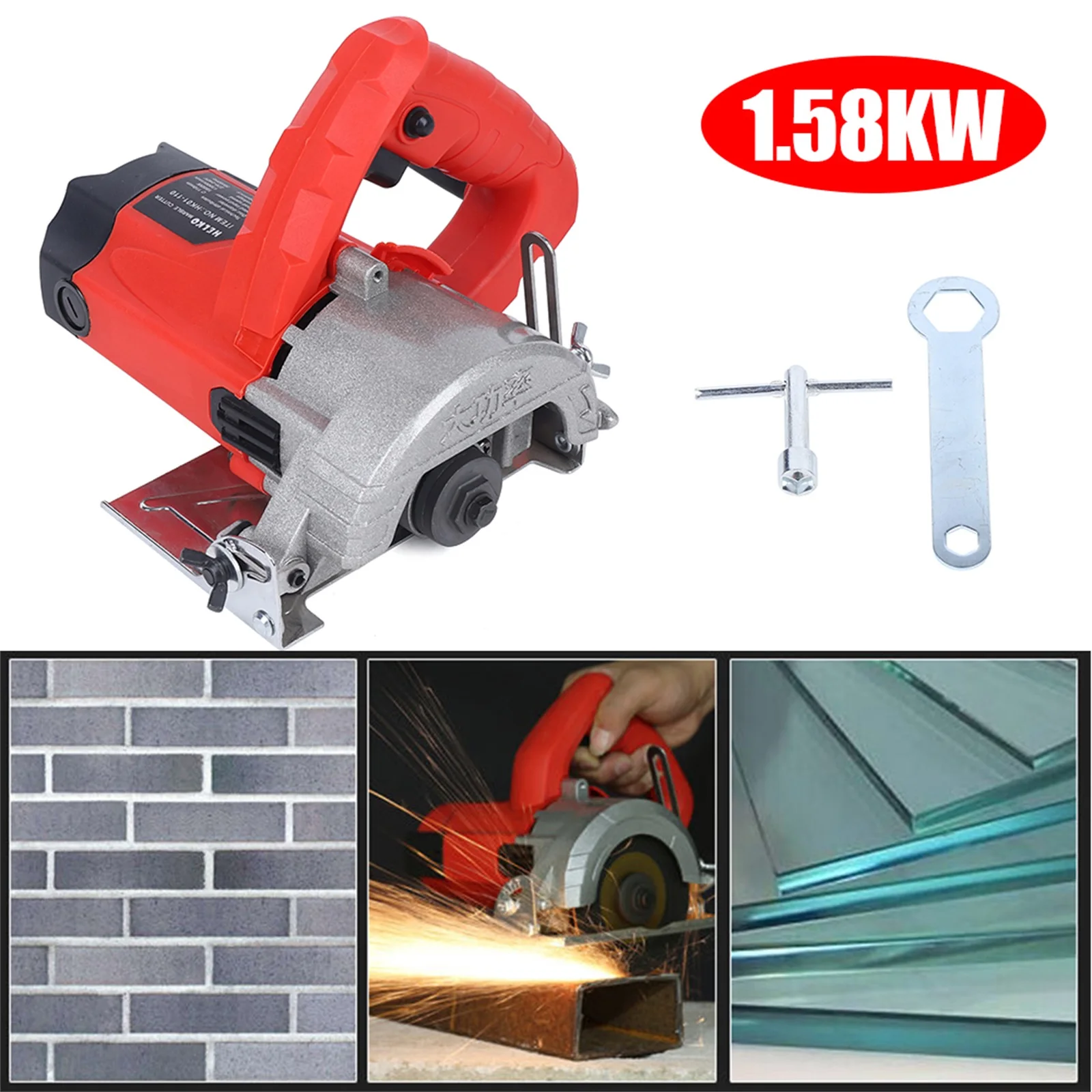 Handheld-Electric-1580W-Dry-Tile-Wood-Stone-Cutter-Saw-Cut-Floor-Wall ...