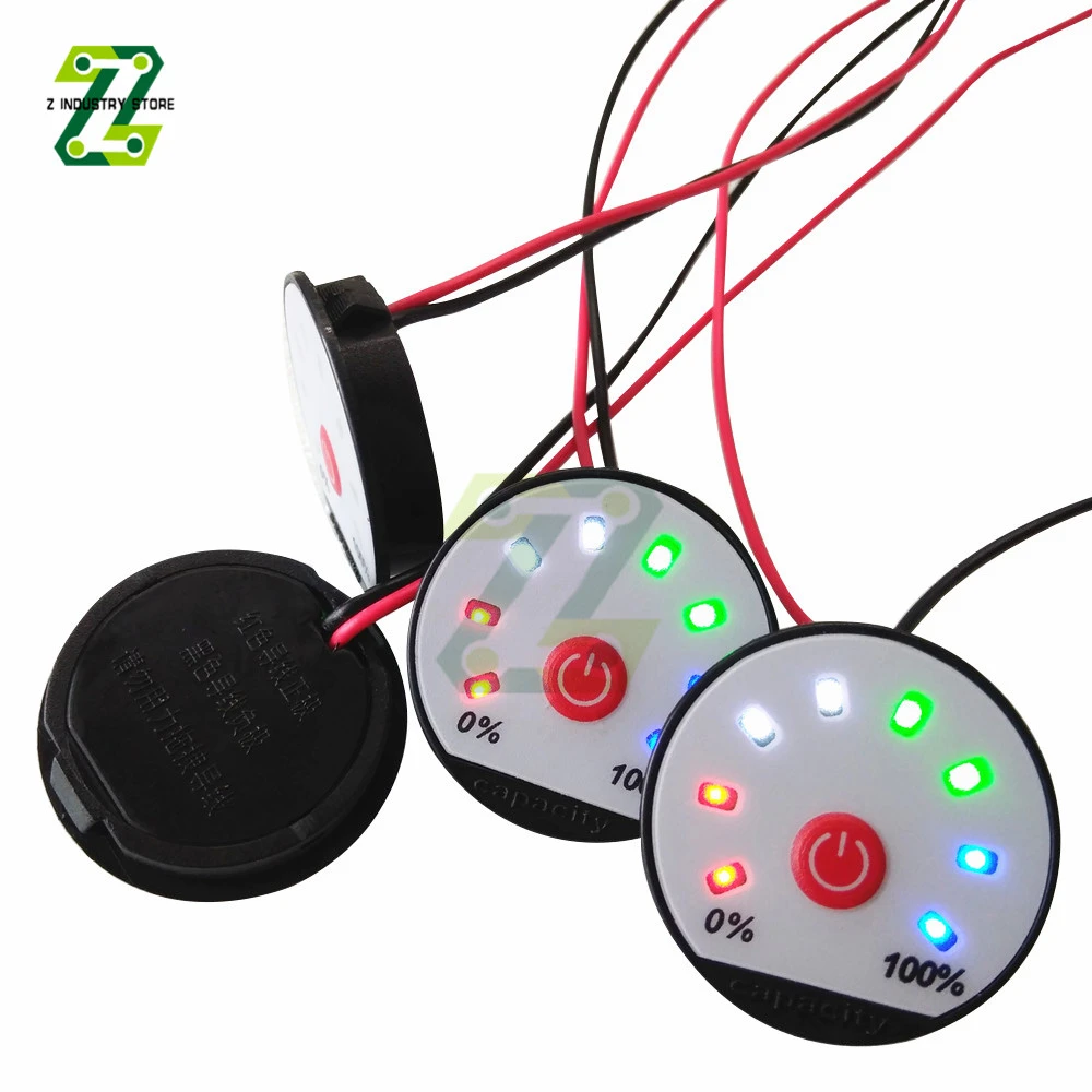 12v Lithium Ion Battery Level Indicator | Battery Voltage Level Led ...