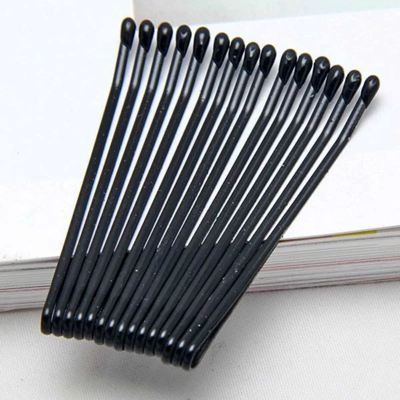 60Pcs/Set Black Hairpins For Women Hair Clip Lady Bobby Pins Invisible ...