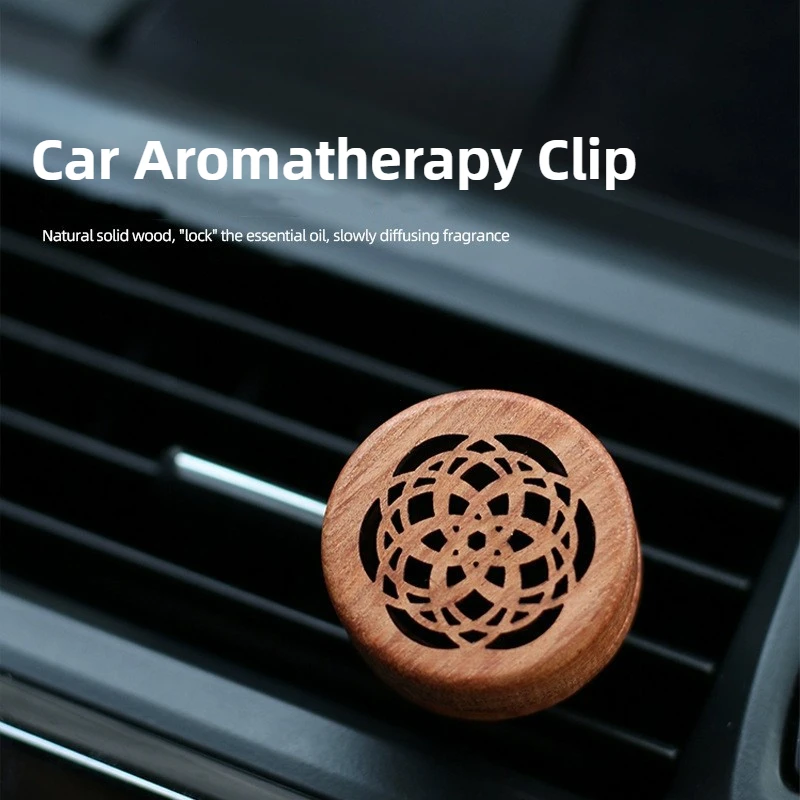 40123001 New Wooden Car Diffuser Rosewood Carved Car Aromatherapy Auto ...