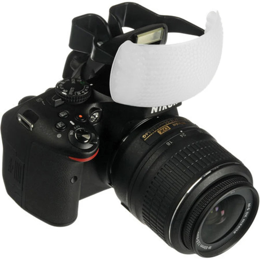 White-Color-Puffer-Pop-Up-Flash-Soft-Diffuser-Cover-Dome-for-Speedlite ...