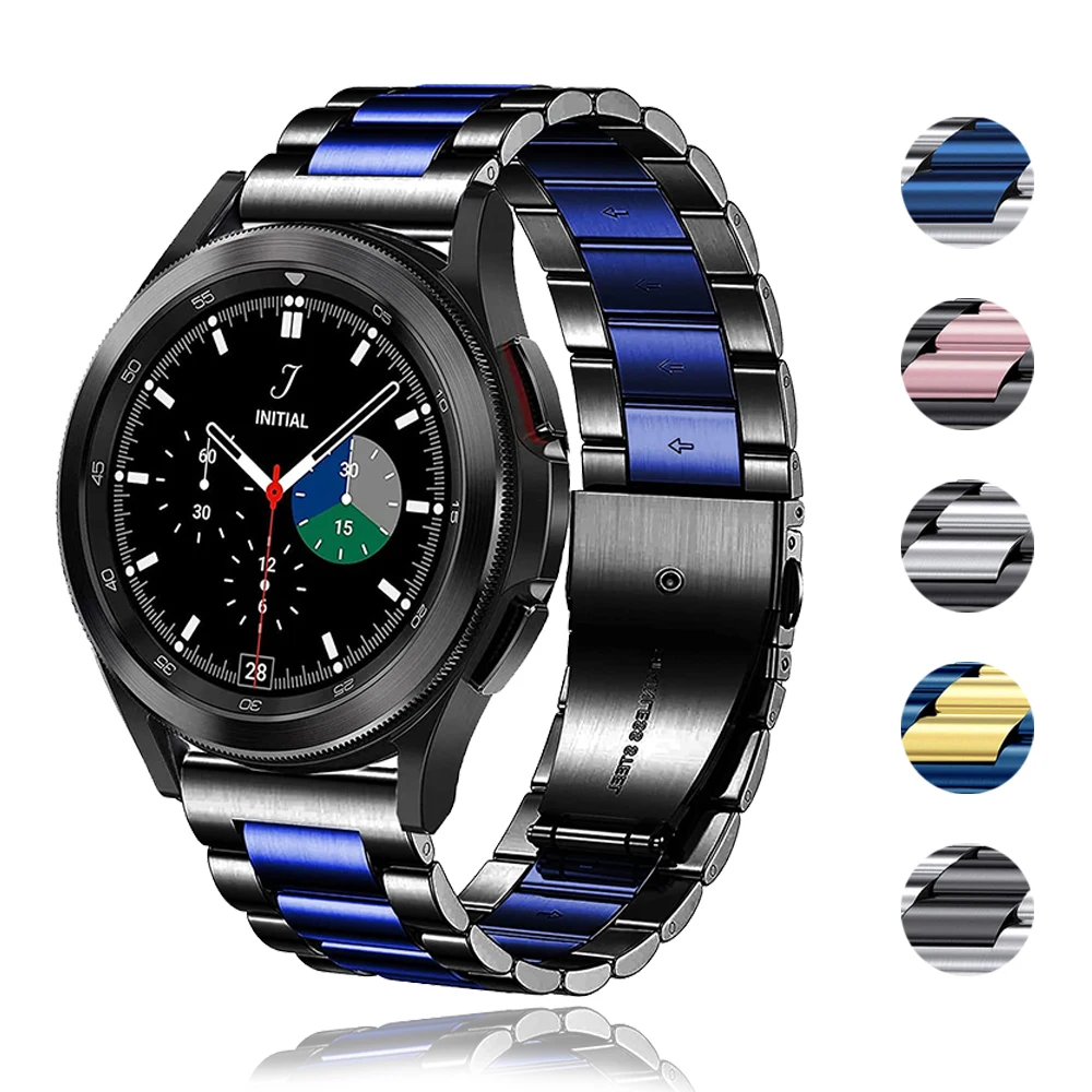 20 22mm Stainless Steel Strap For Samsung Galaxy Watch 5 4 3 45mm 44 ...