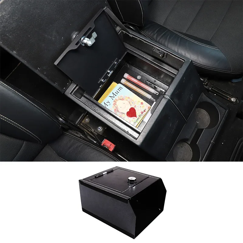 For-Land-Rover-Defender-90-110-2004-2018-Carbon-Steel-Car-Armrest-Box ...