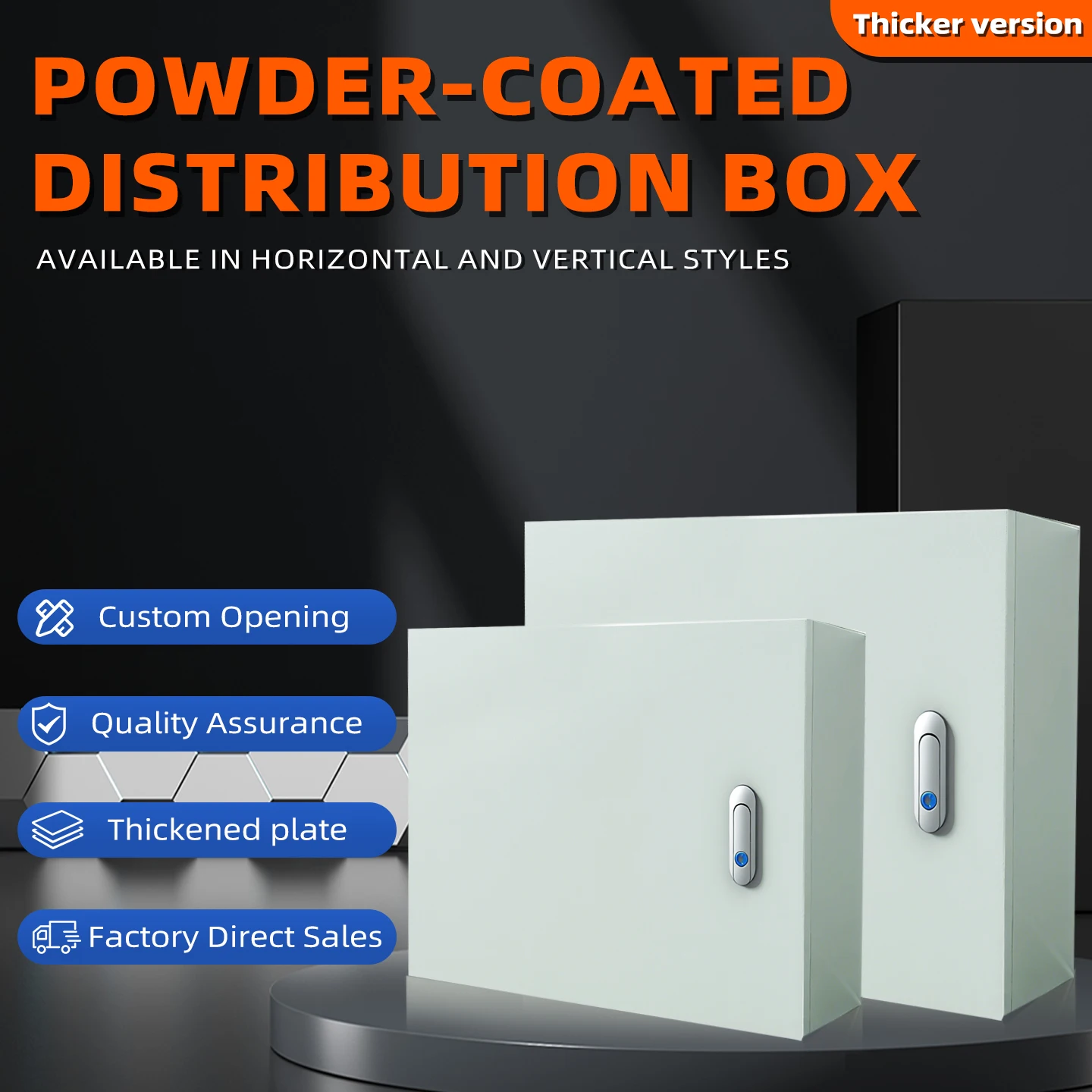 Horizontal Galvanized Steel Industrial Distribution Box | High-Quality ...
