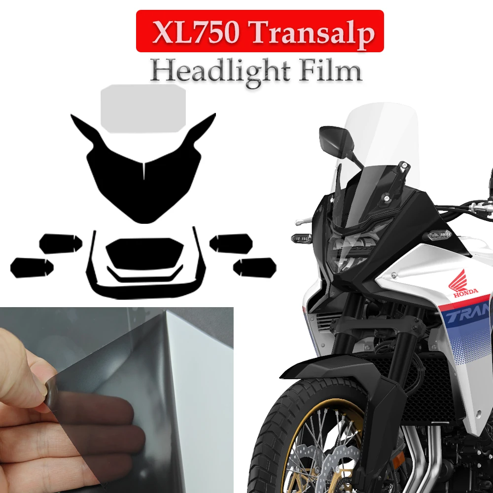 LED Film For HONDA XL750 Transalp TPU Headlight Taillight Film Front ...